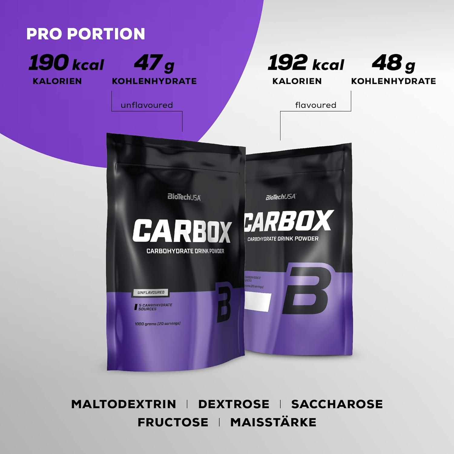 BioTechUSA Carbox - Premium Carbohydrate Complex for Energy Boost | 1 ...