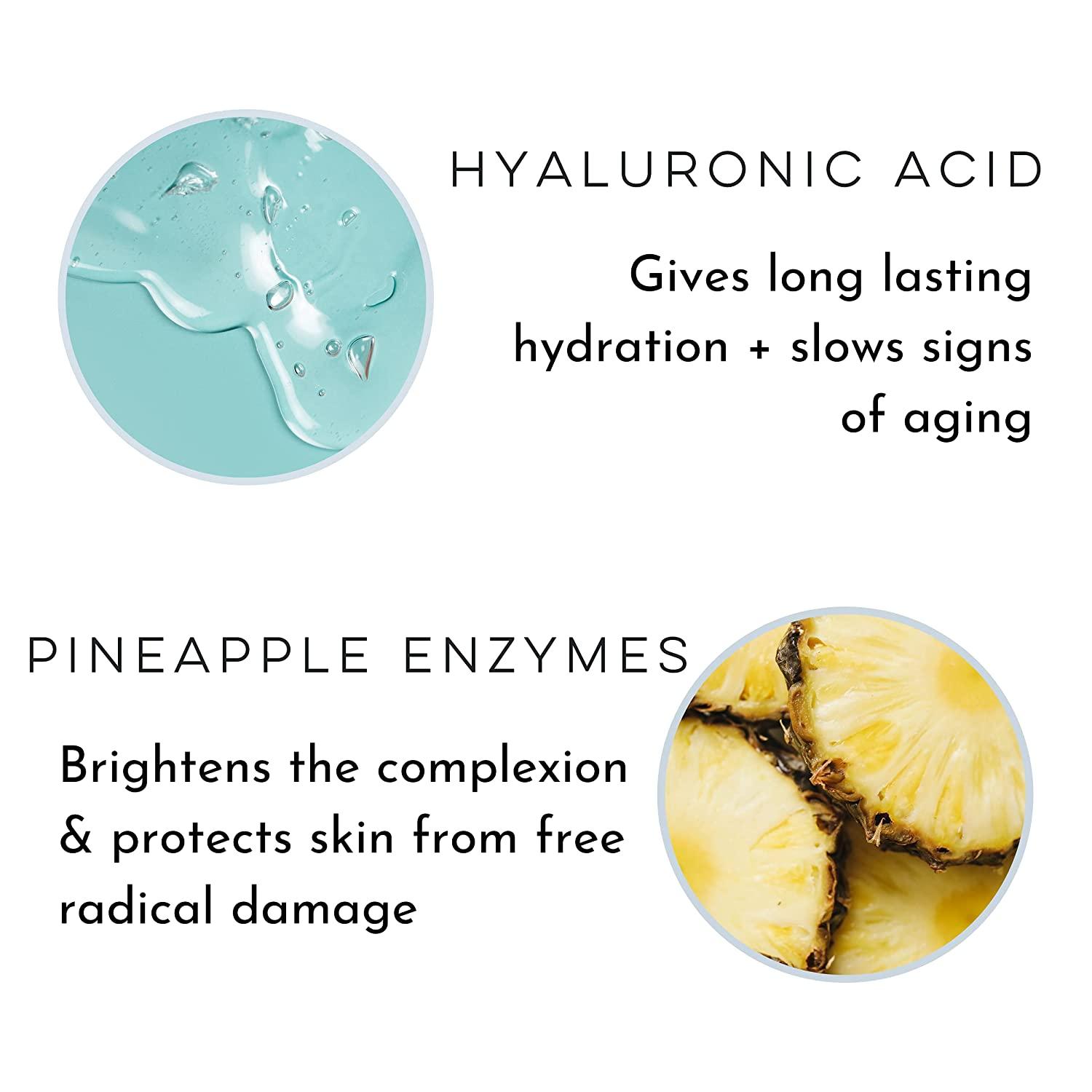 Clean Skin Club Pineapple Glow Mist with Hyaluronic Acid, Peptides ...
