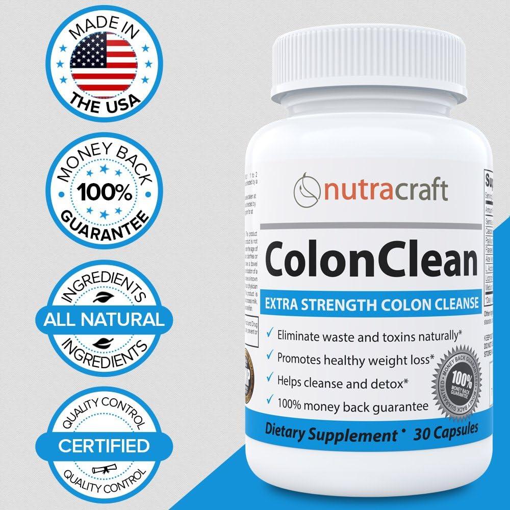 ColonClean 1 Herbal Colon Detox & Laxative Supplement | Weight ...