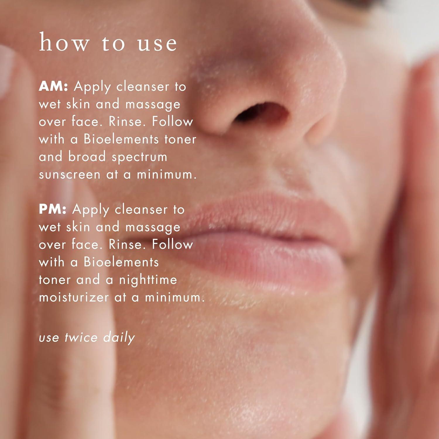 Bioelements Decongestant Cleanser - 6 fl oz Lathering Gel for Oily Skin ...