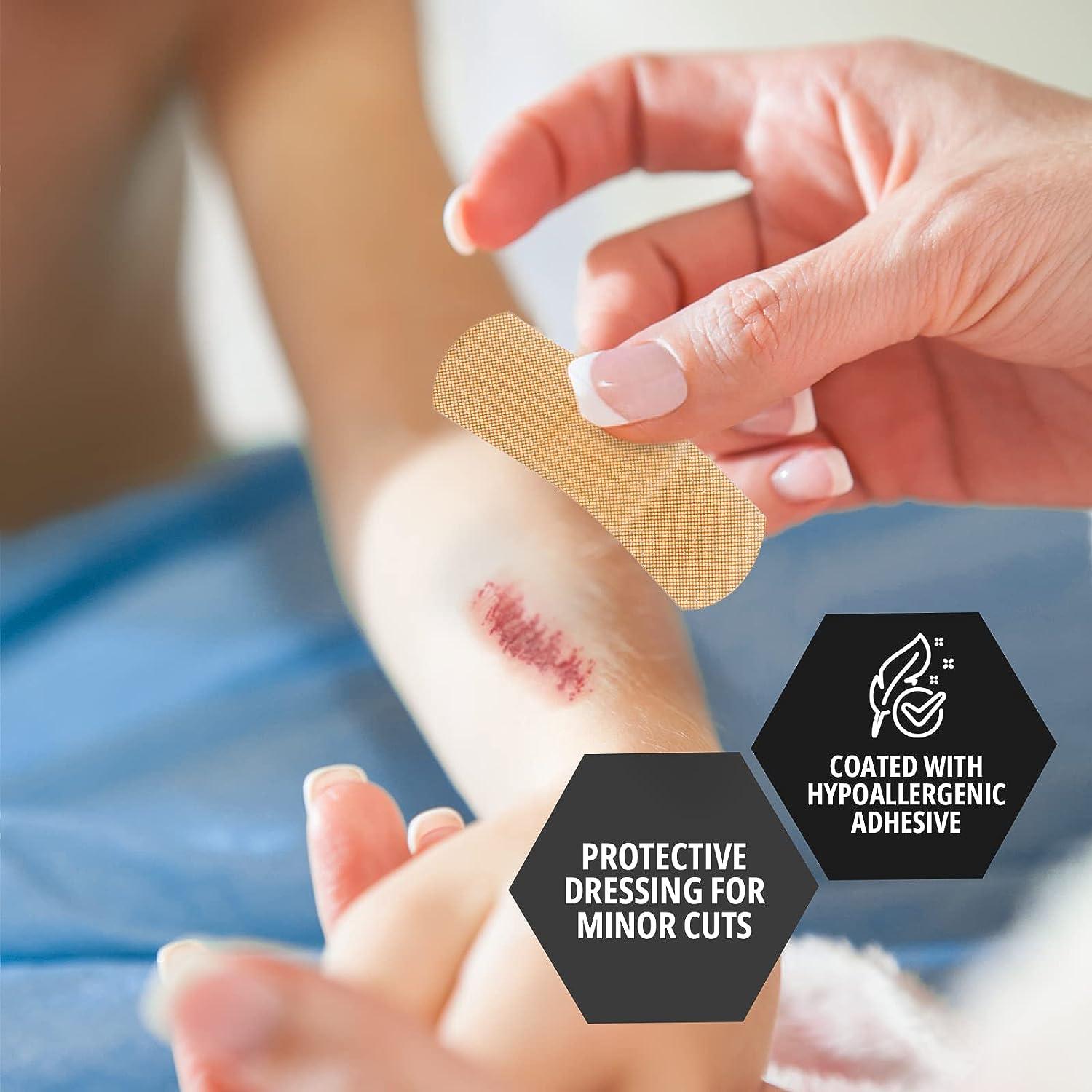 Medpride Sheer Plastic Strip Bandages - Sterile First Aid Strips for ...