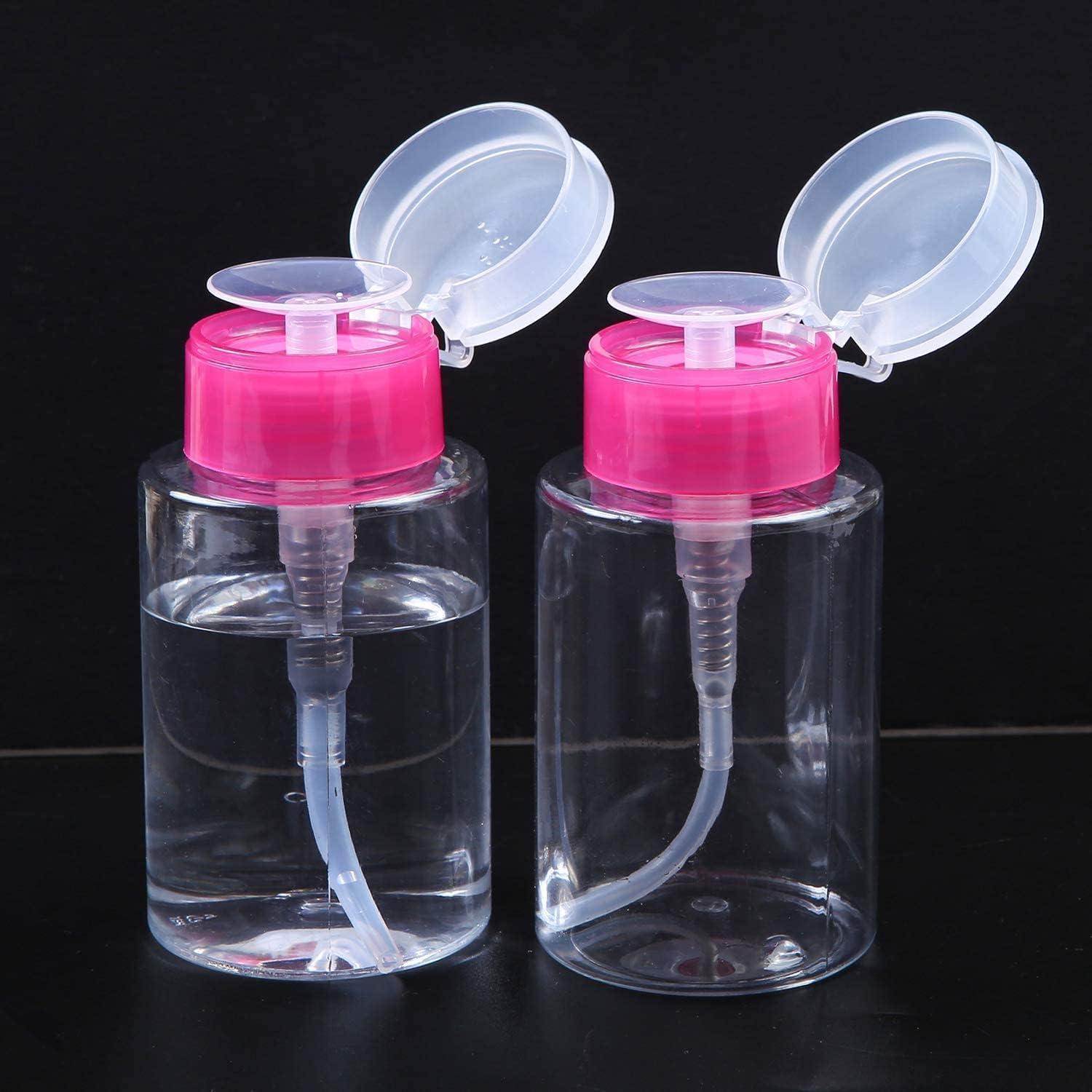 Nail Polish Remover Pump Dispenser 180 ML - Travel-Friendly Empty ...