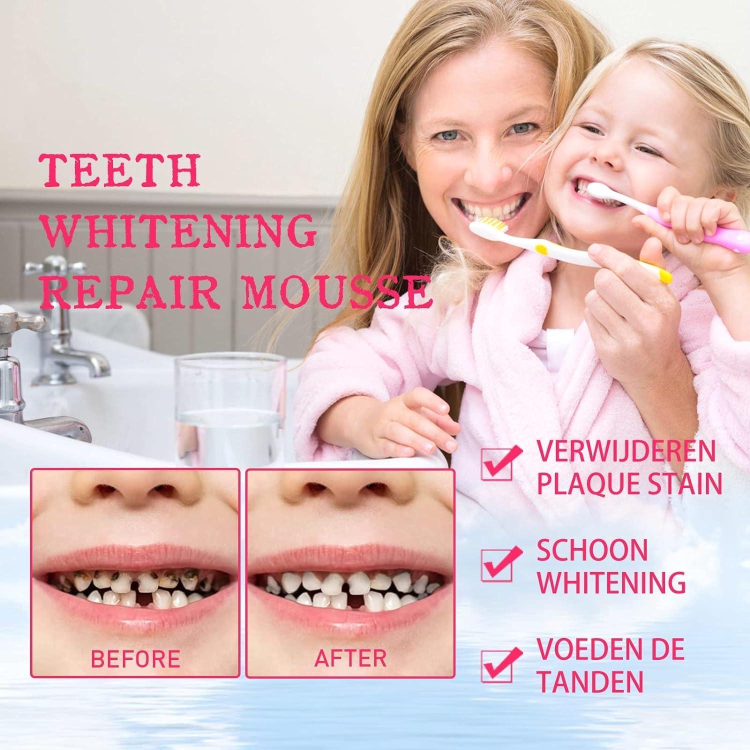 Foam Toothpaste Kids with Fruit Flavor Kids Foam Toothpaste with Low Fluoride Foaming Toothpaste ...