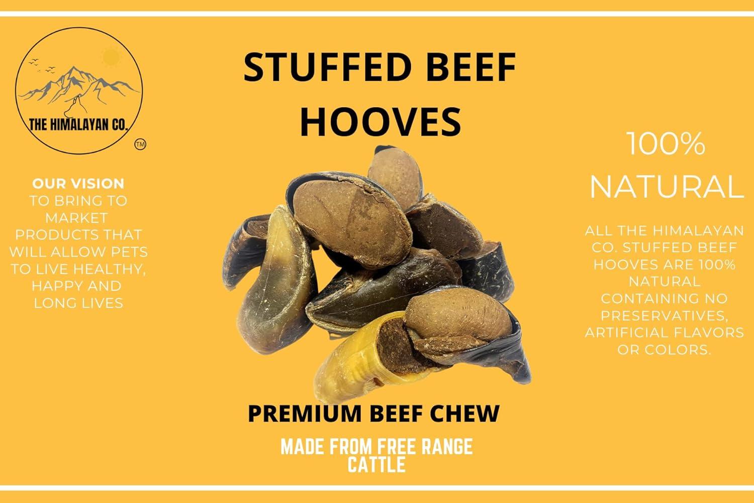 Stuffed Cow Hooves for Dogs - *10 Pack Beef Stuffed Cow Hooves ...