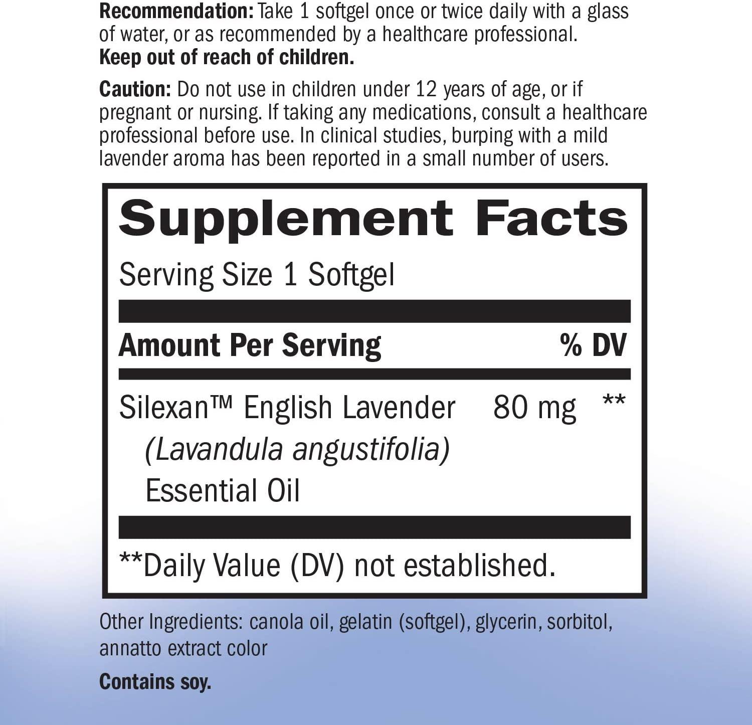Nature's Way CalmAid Lavender Softgels | Clinically Studied Relaxation ...
