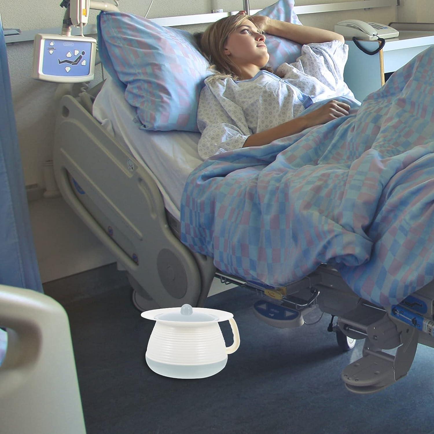 Angoily Portable Chamber Pot - Plastic Potty Urinal with Lid for Home ...