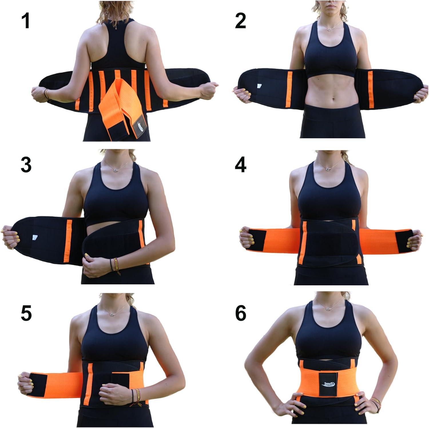 Innoti Back Band - Lumbar Support Belt for Men & Women | Compression ...