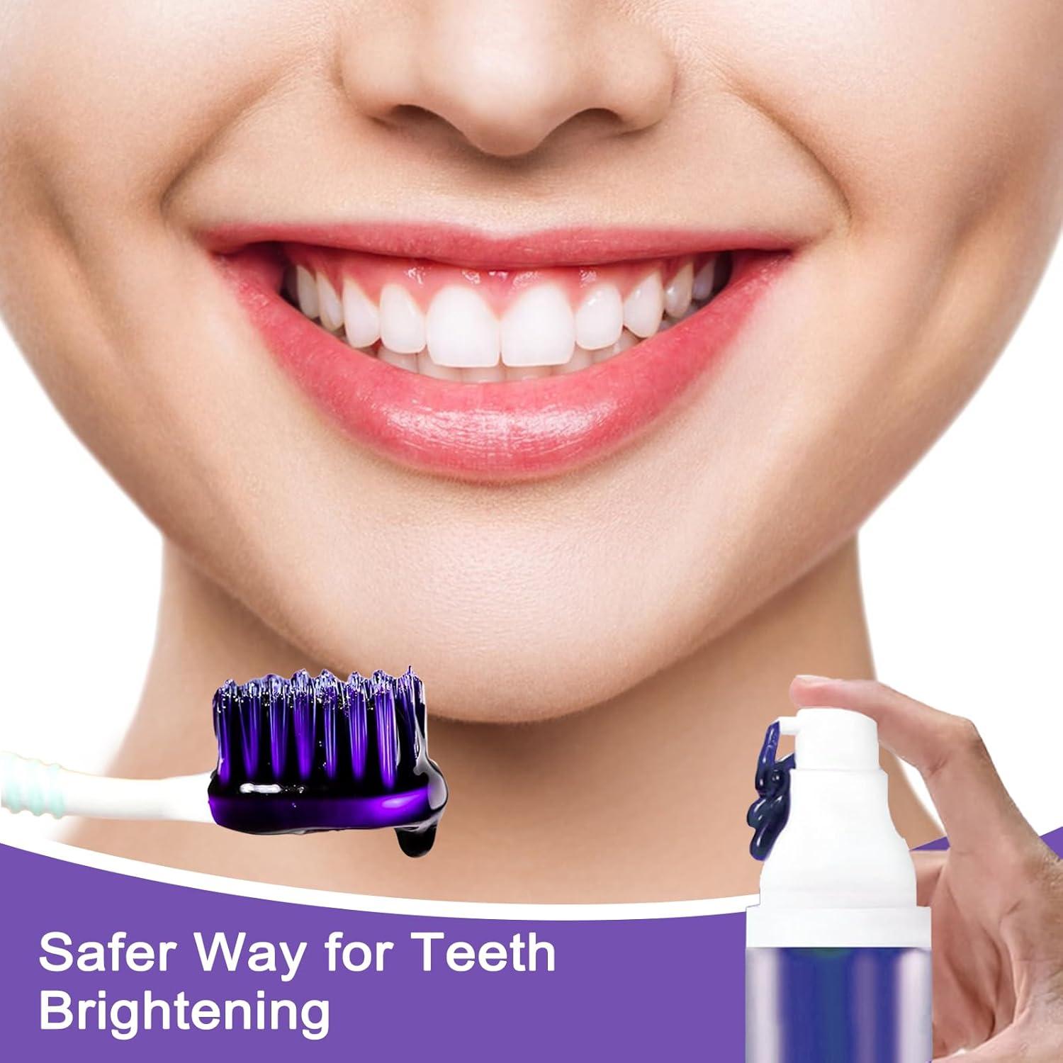 2 Pieces Purple Teeth Whitening Toothpaste | Brighten Your Smile ...
