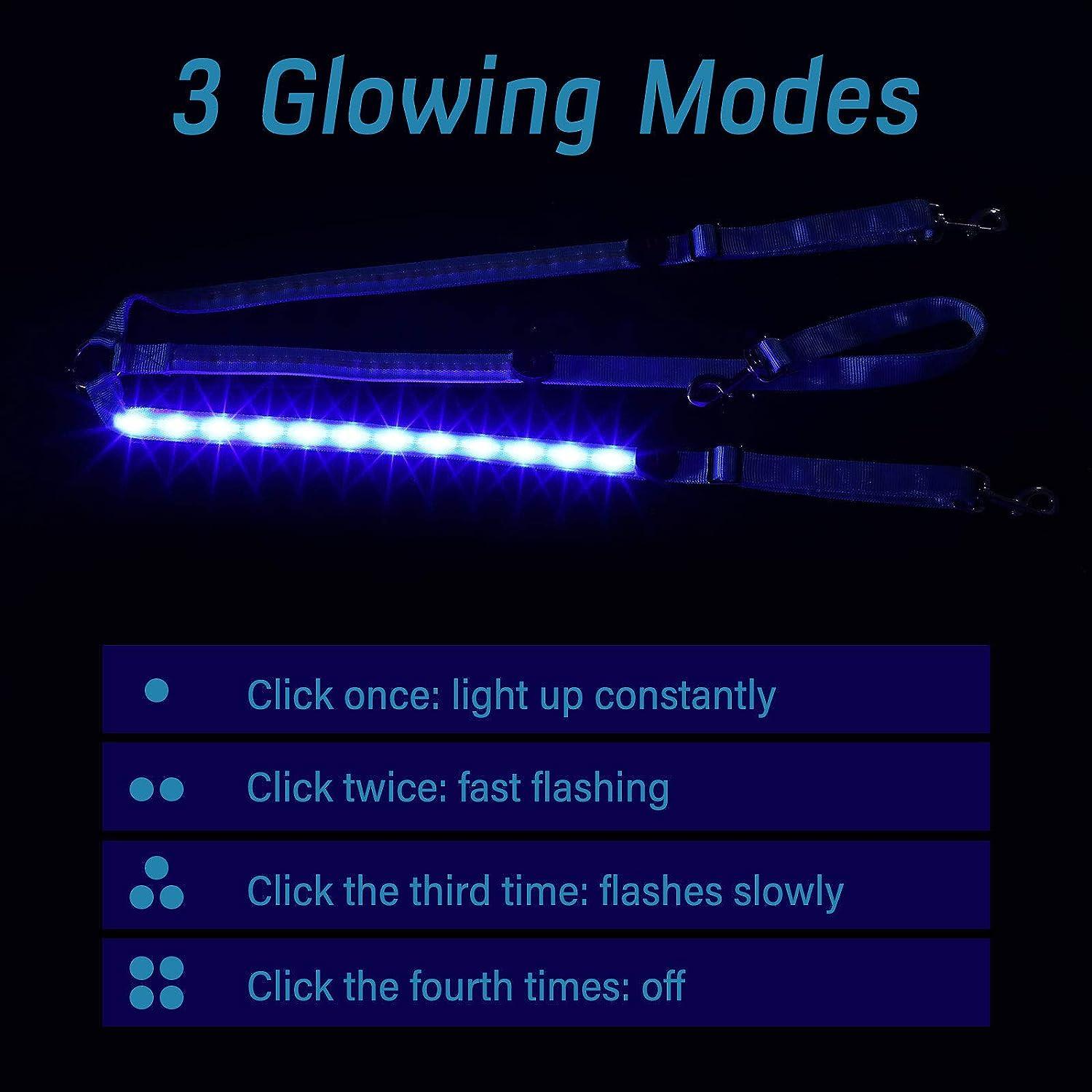 Frienda LED Light Horse Breastplate Collar - Adjustable Visibility Tack ...
