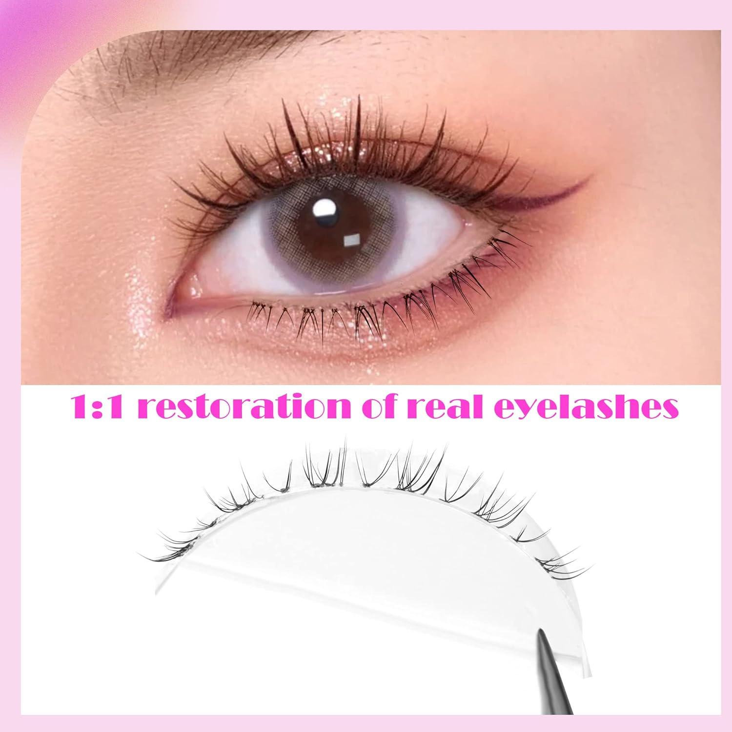 how to draw fake bottom lashes