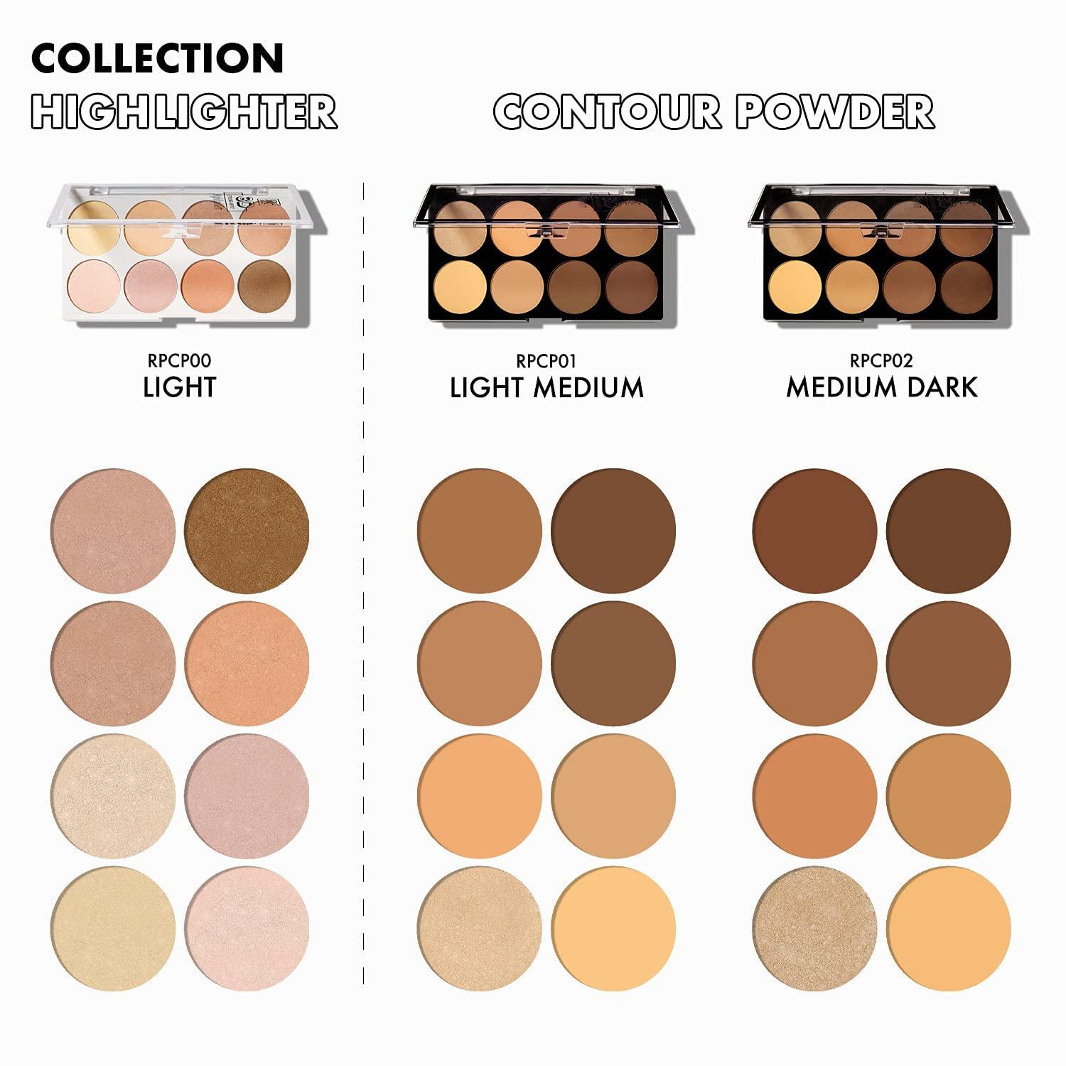 Ruby Kisses 3D Contour Artist Powder Palette - Light Medium | Sculpt ...