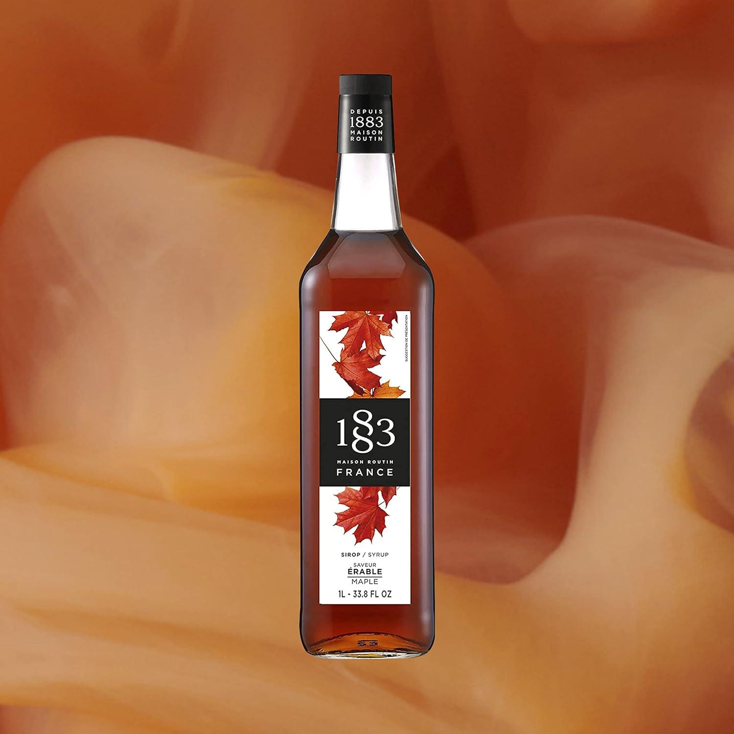 Maison Routin 1883 Maple Flavour Syrup 1L Glass Bottle | Buy Now with ...