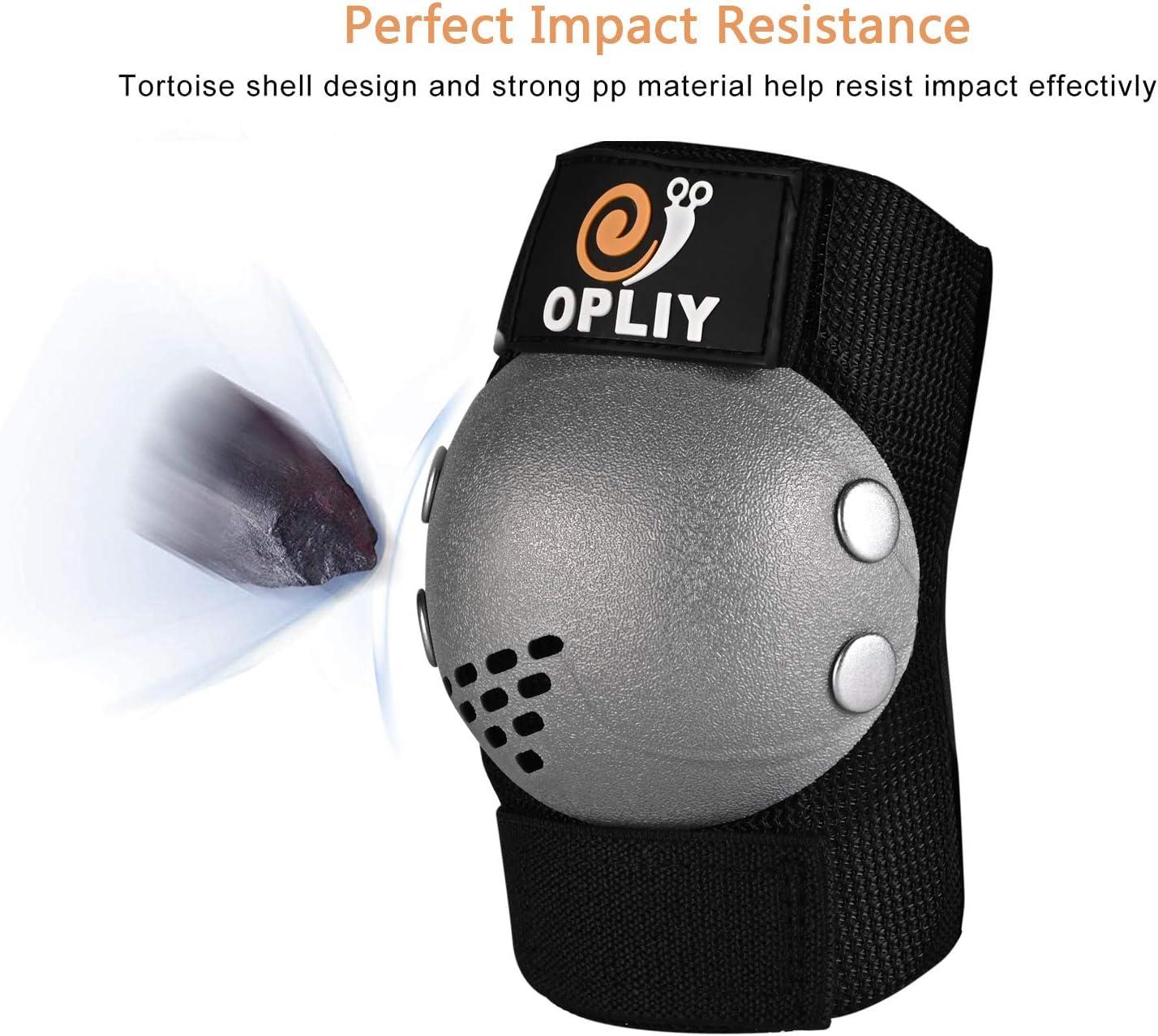 Kids Protective Gear Set - Knee Pads, Elbow Pads, Wrist Guards for ...