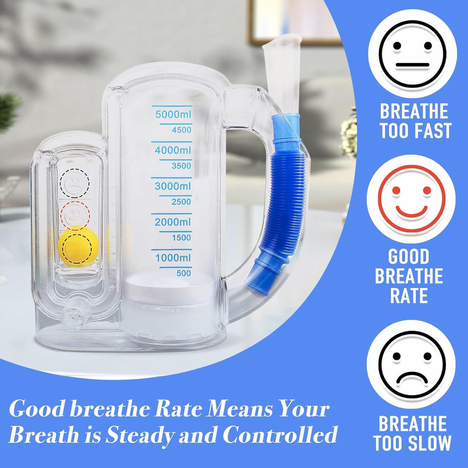 Breathing Exercise Device for Lungs | Deep Breathing Trainer for Kids ...