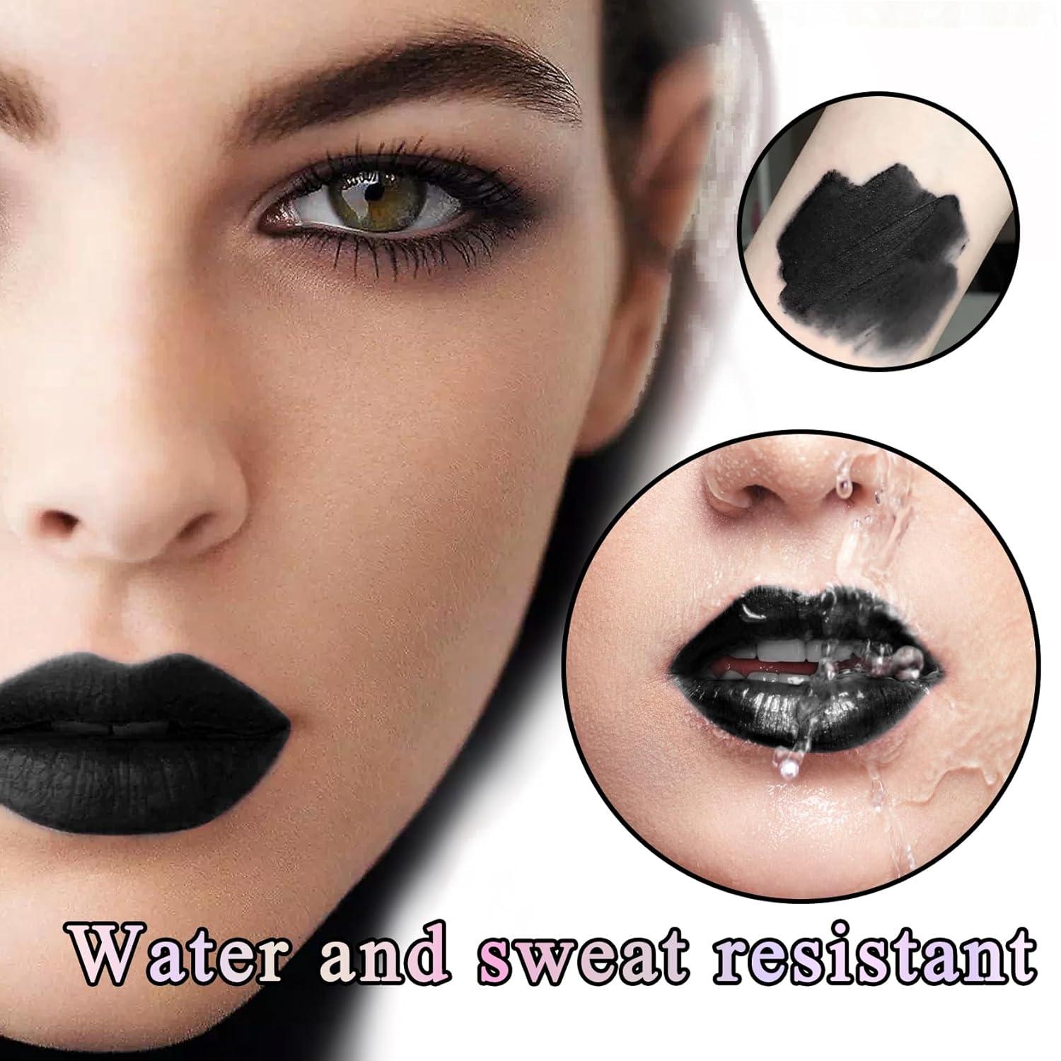 black lips makeup