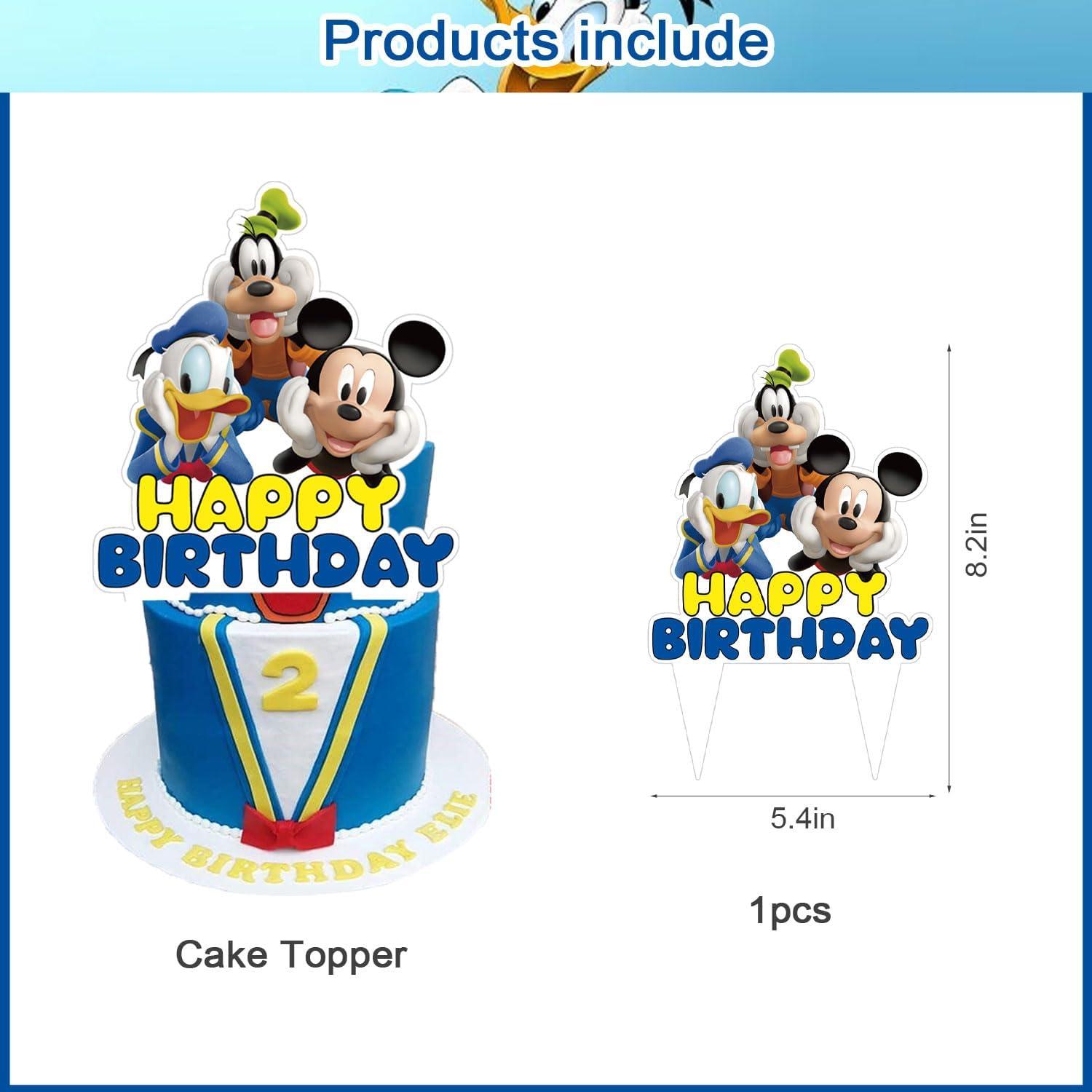 Donald Duck Birthday Party Decorations Donald Duck Cake Topper and ...