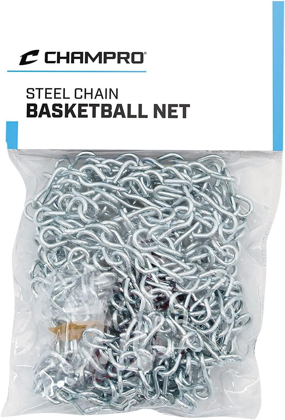 Champro 21-Inch Steel Chain Basketball Net - Silver | Durable Hoop ...
