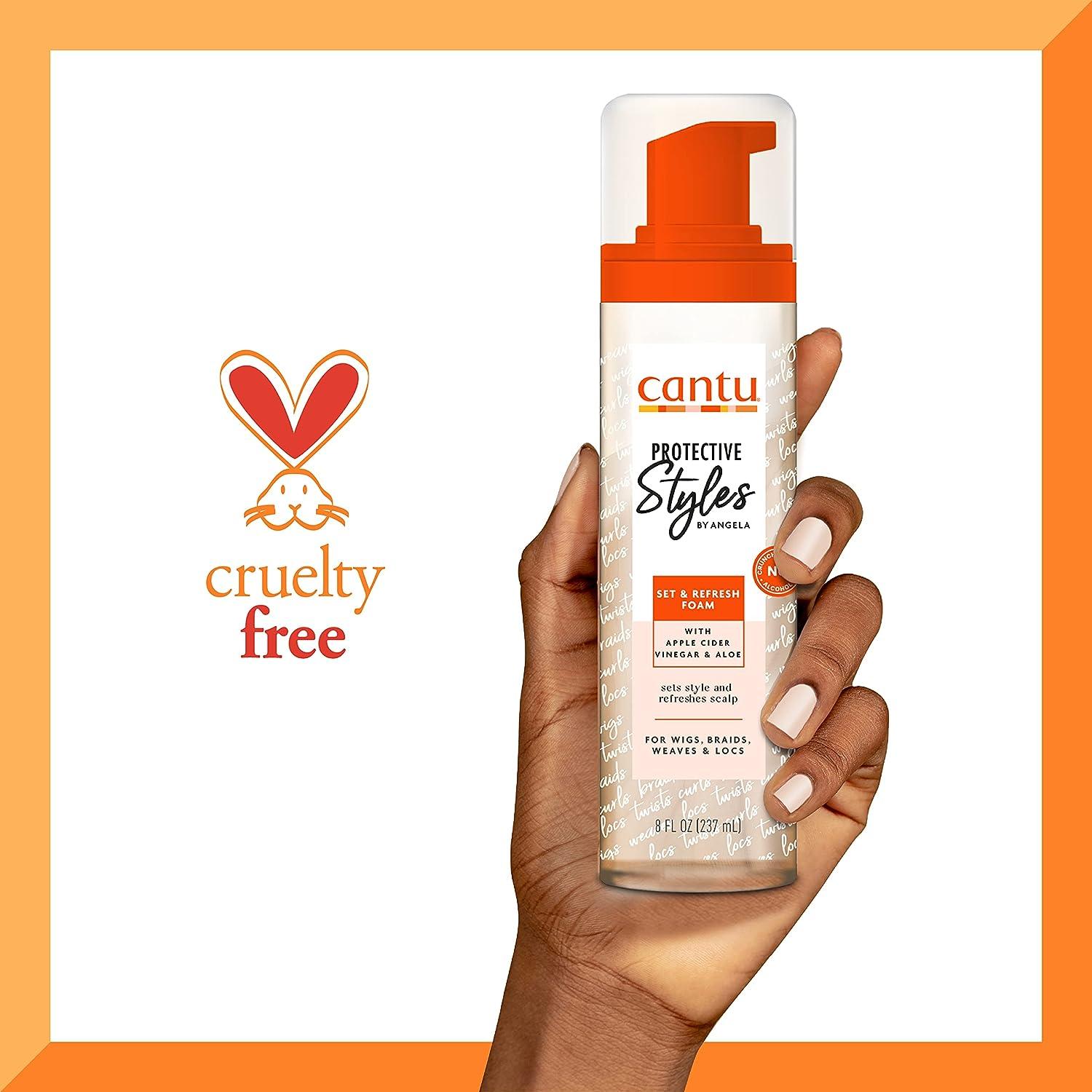 Cantu Protective Styles by Angela | Set & Refresh Foam - 8 fl oz | Buy ...