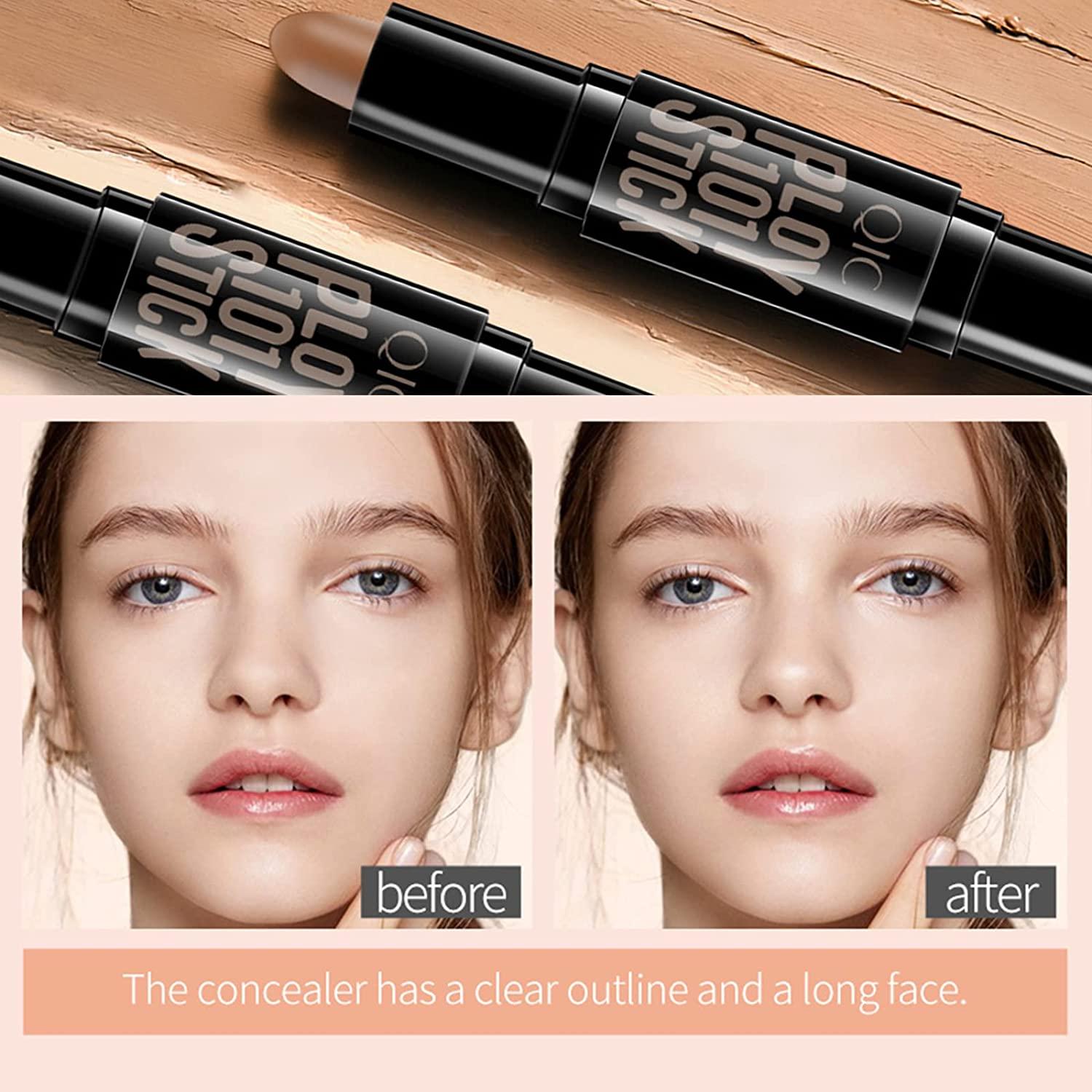 2-in-1 Highlight Contour Stick | Cruelty-Free Makeup | Face Concealer ...