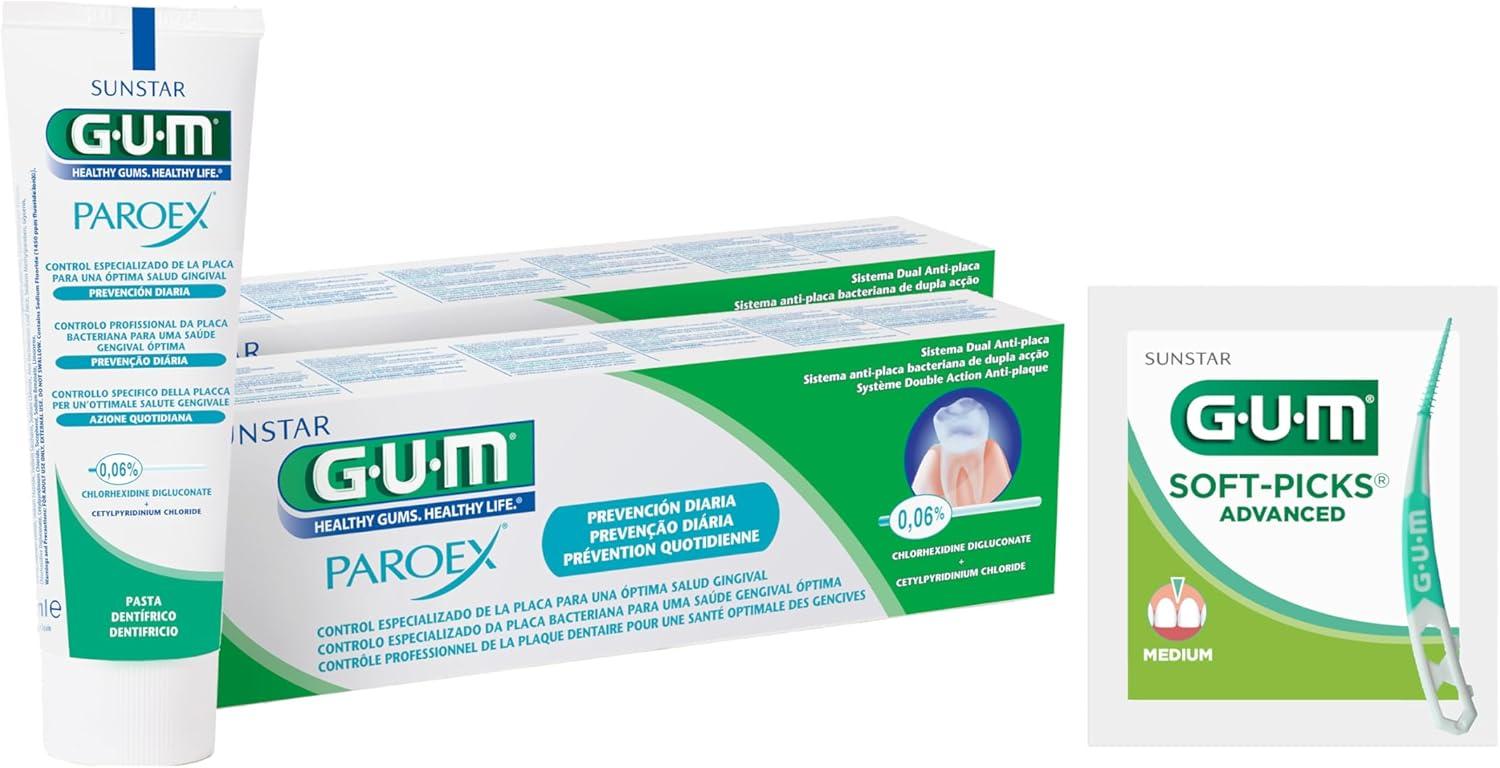 Gum Paroex 0.06% Care Toothpaste - Dual Antiplaque System for Sensitive ...