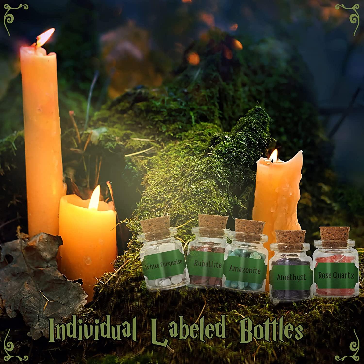 Witchcraft Supplies Kit - SHYSHINY 101 Pack with Chakra Stones, Crystal ...