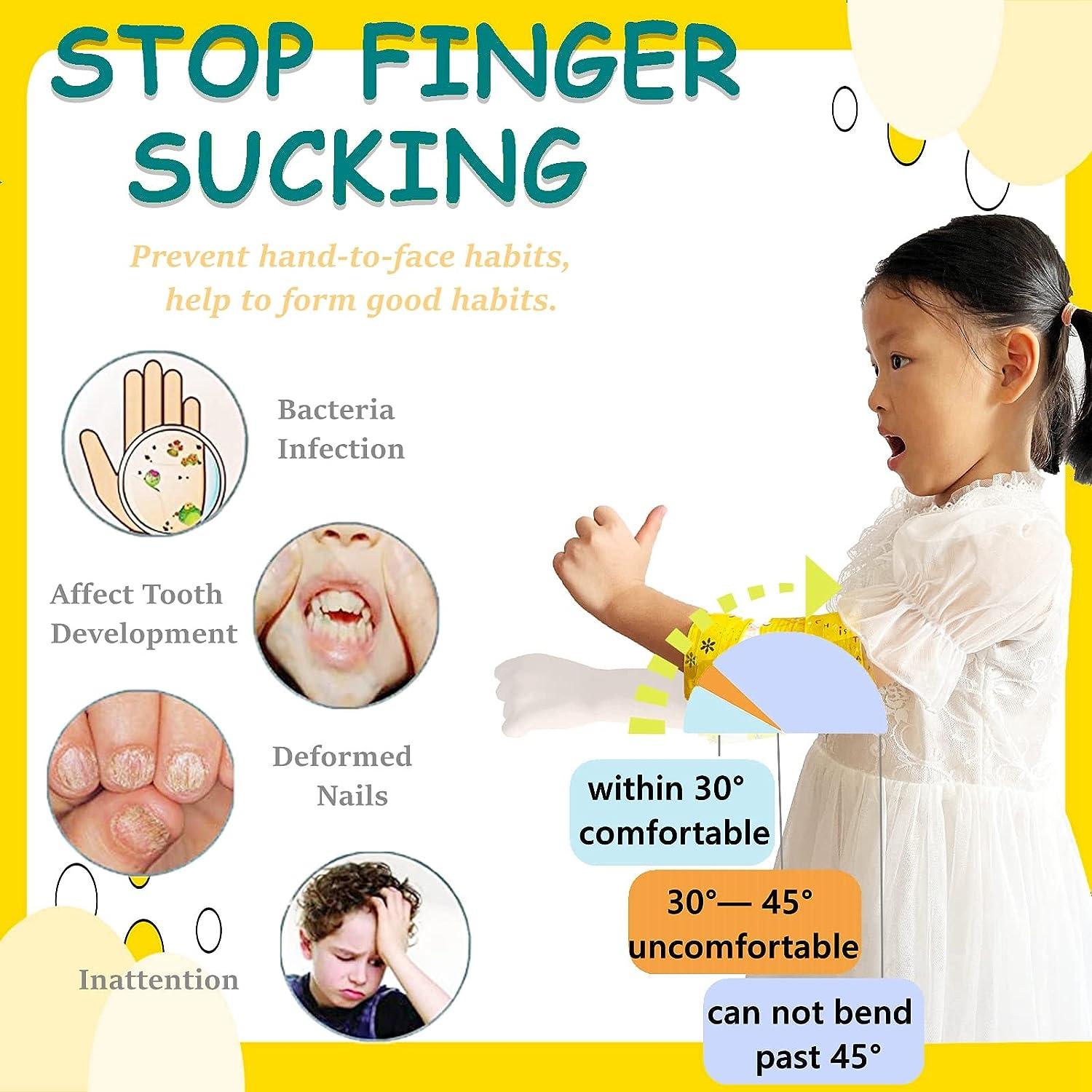 Heyshapeing Thumb Sucking Stop - Finger Sucking & Nail Biting Treatment for Kids - Finger Guard ...
