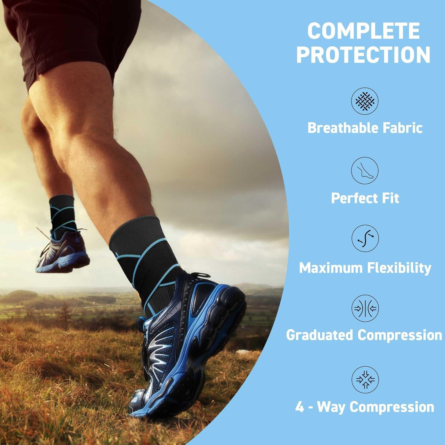 Med-Fit Stride-Flex Ankle Support - 3D Fabric Technology - 360 ...
