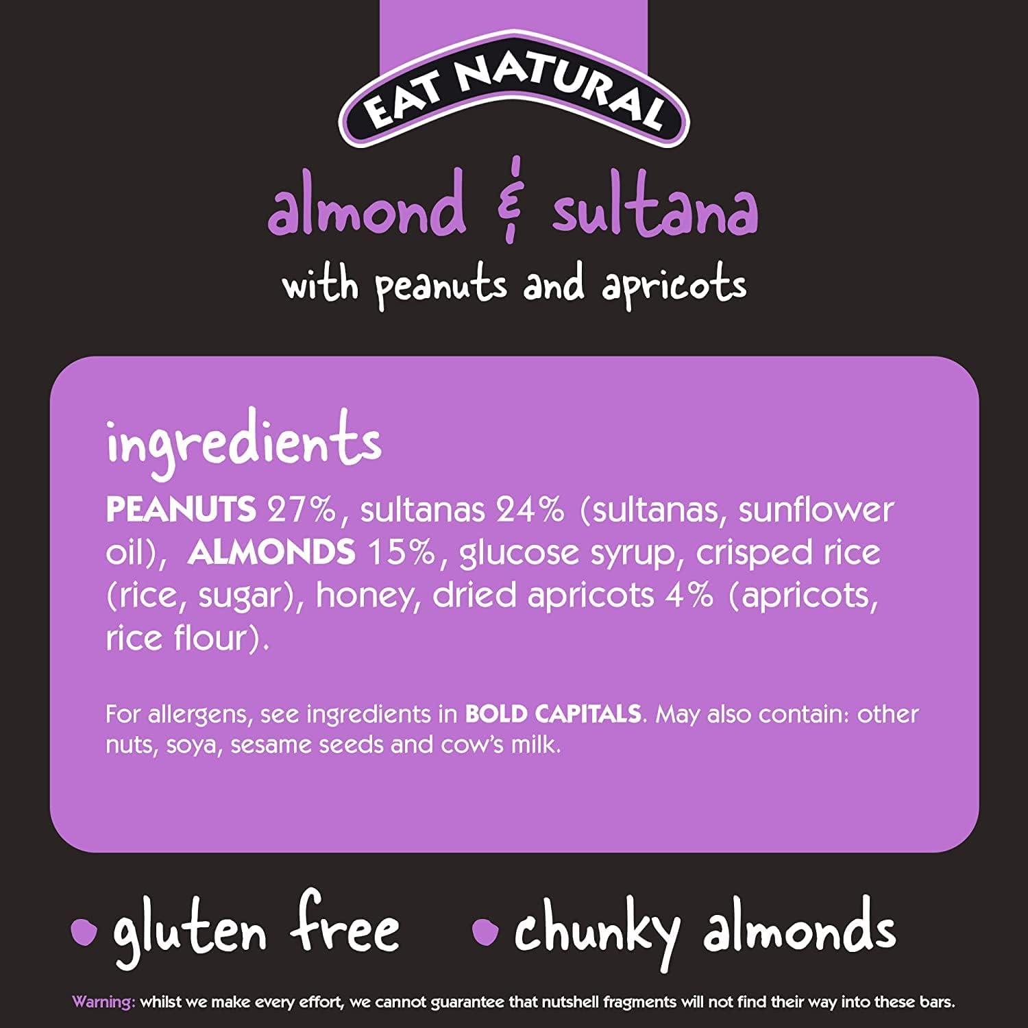 Eat Natural Bars |20 Assorted Fruit & Nut Cereal Bars Multipack |7x ...