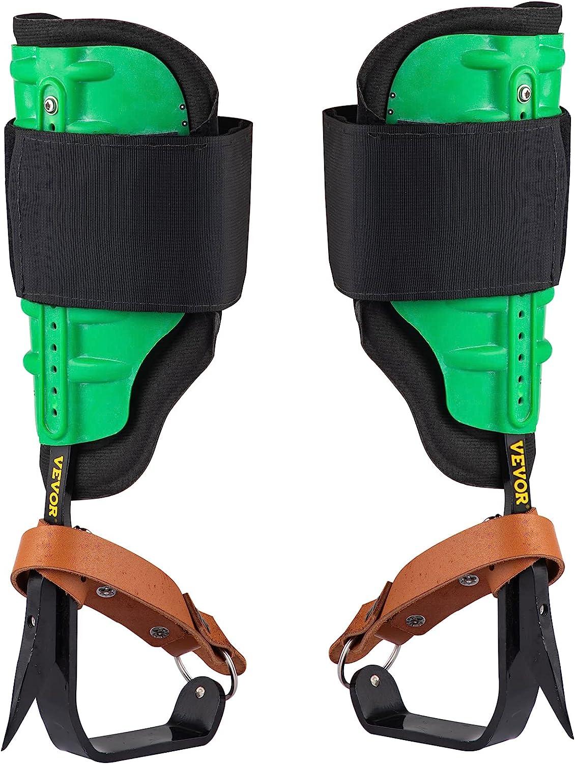 VEVOR Tree Climbing Spikes - Alloy Steel Pole Spurs with Adjustable ...