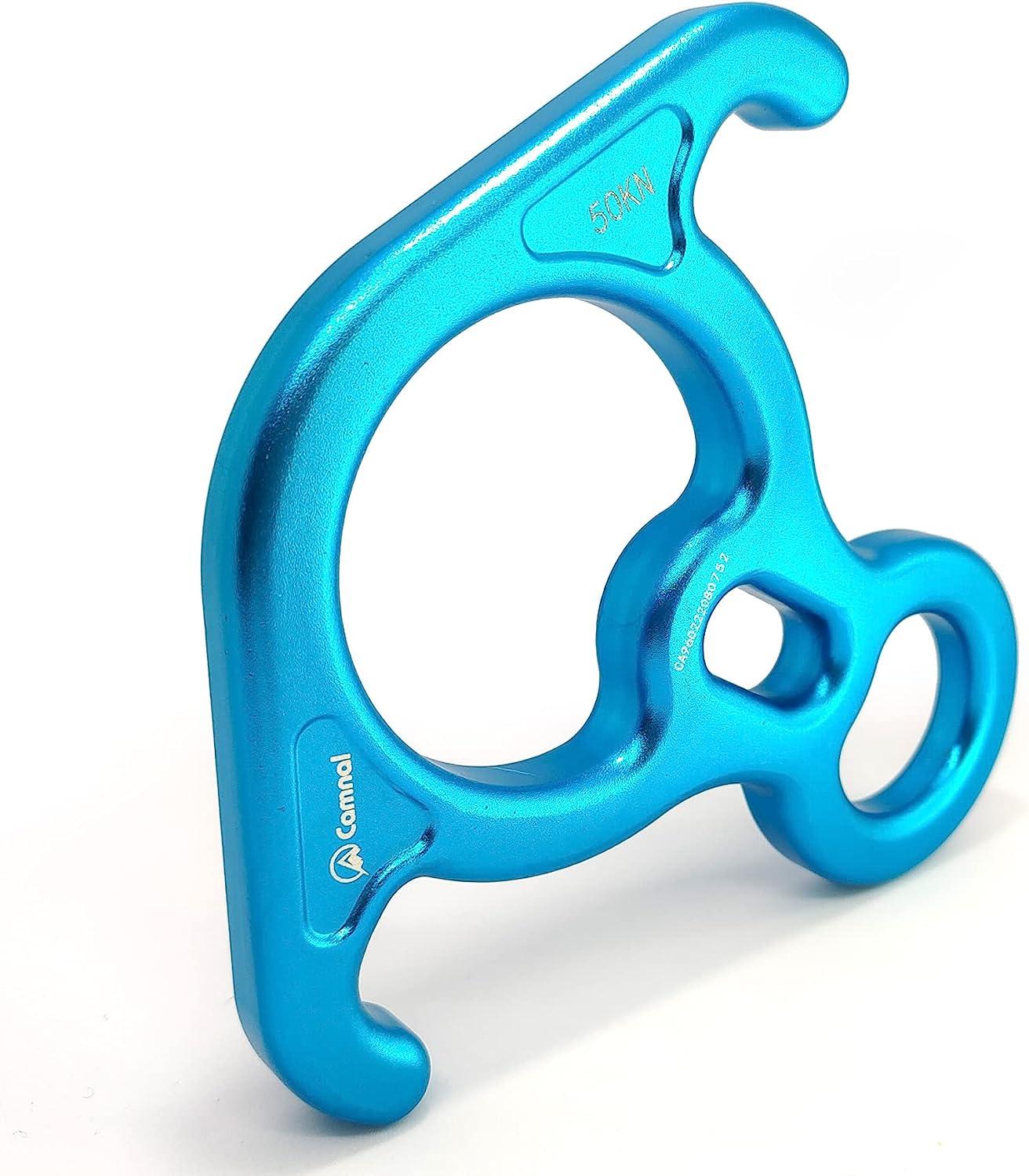 EMMRAGNO 50KN Rescue Figure 8 Descender - Large Bent-Ear Belaying ...