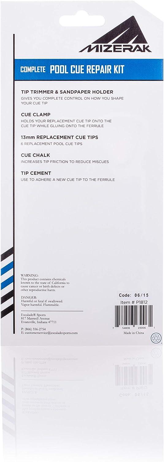 Mizerak Pool Cue Repair Kit - Complete Set for Cue Maintenance | Buy ...