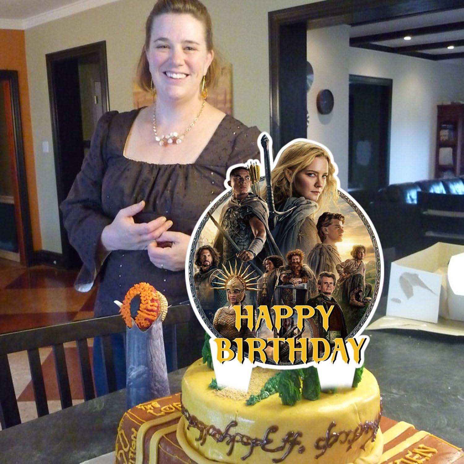 37PCS The Lord of the Rings Cake Decoration The Lord of the Rings Cake ...