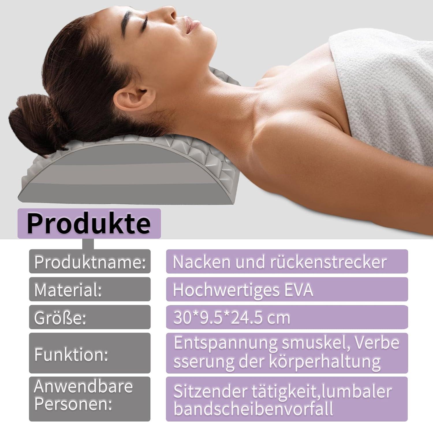 Nivaobi 2-in-1 Neck & Back Extensor - Pain Relief for Herniated Disc ...