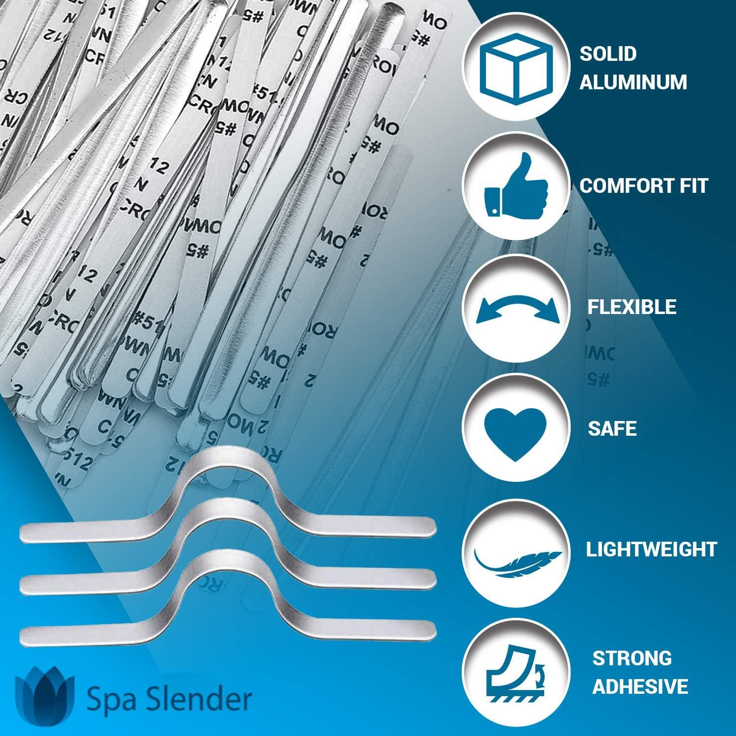 100Pcs Metal Nose Bridge Strip for Masks - Premium Aluminum Nose Strip ...