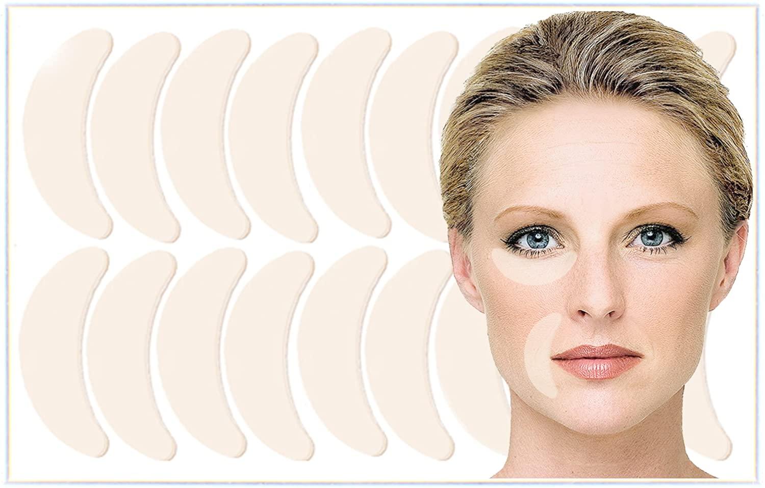 DermaGen Crescent Anti-Wrinkle Patches with Hydrocolloid Gel - Wrinkle ...