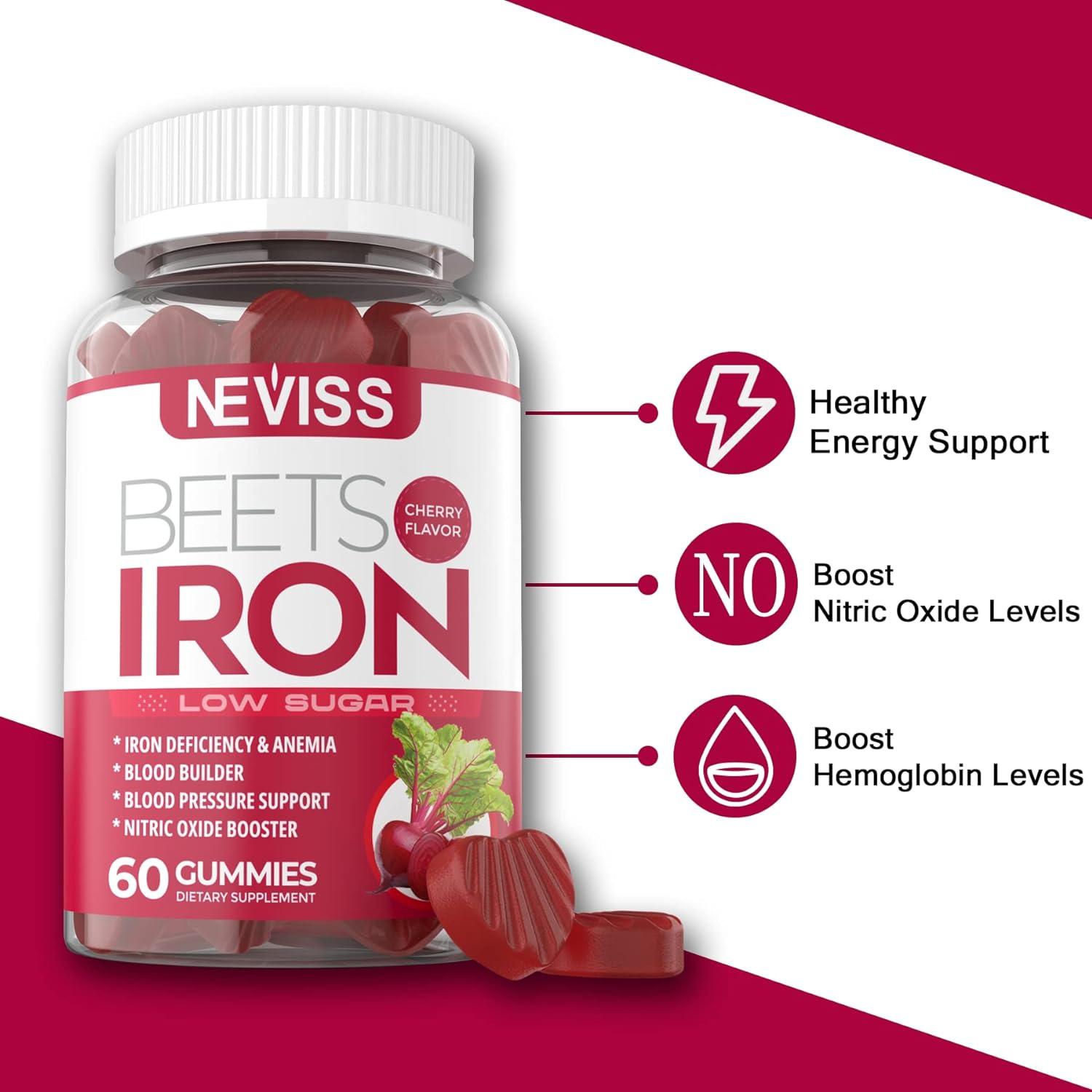 Iron Gummies with Turmeric + Beet Root Bundle by Neviss | Iron ...