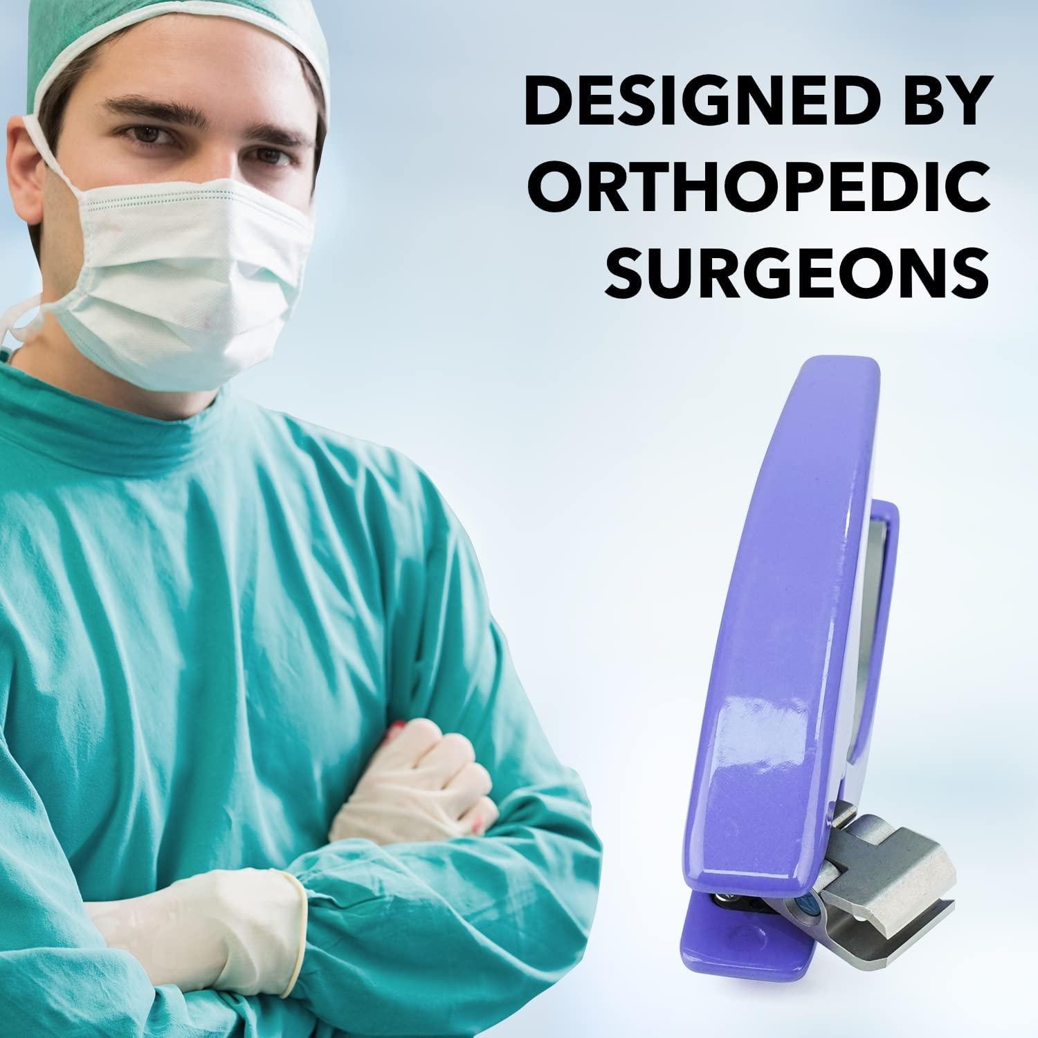 CLIPPERPRO Omega Select Toenail Clipper - Ergonomic Toe Nail Clipper ...
