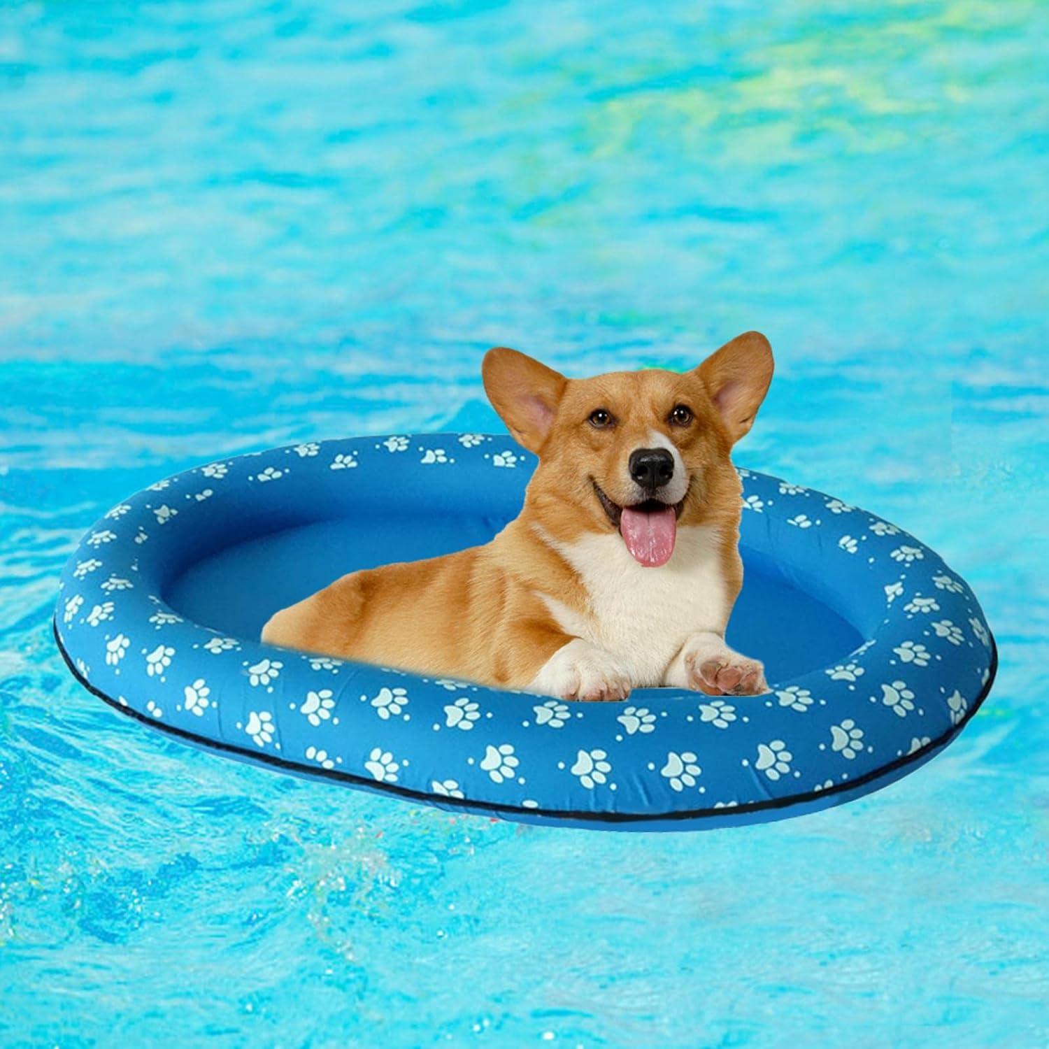 Dog Pool Float Dog Pool Float Inflatable Raft Float Swimming Pool ...