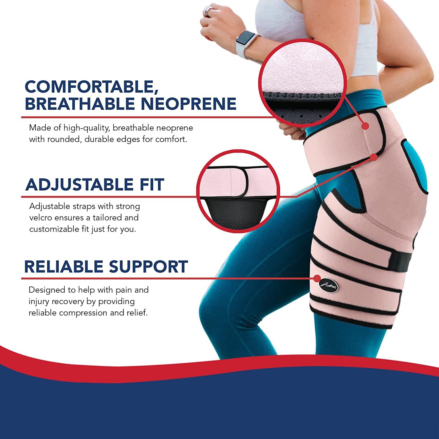Stabilizing Hip Support Brace for Sciatica & Piriformis Syndrome Pain ...