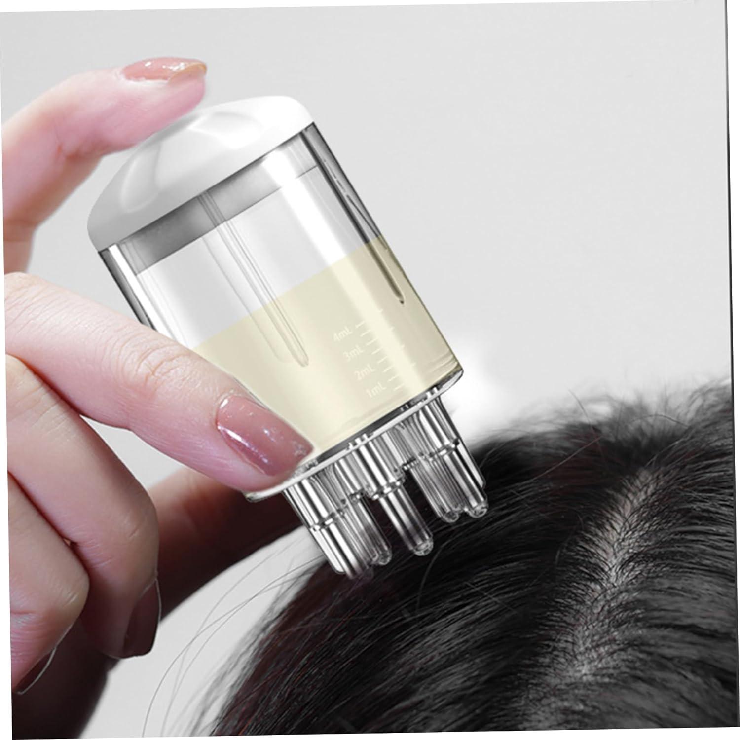 2 in 1 Hair Oil Applicator Bottle for Hair Growth - Scalp Oil Dispenser ...