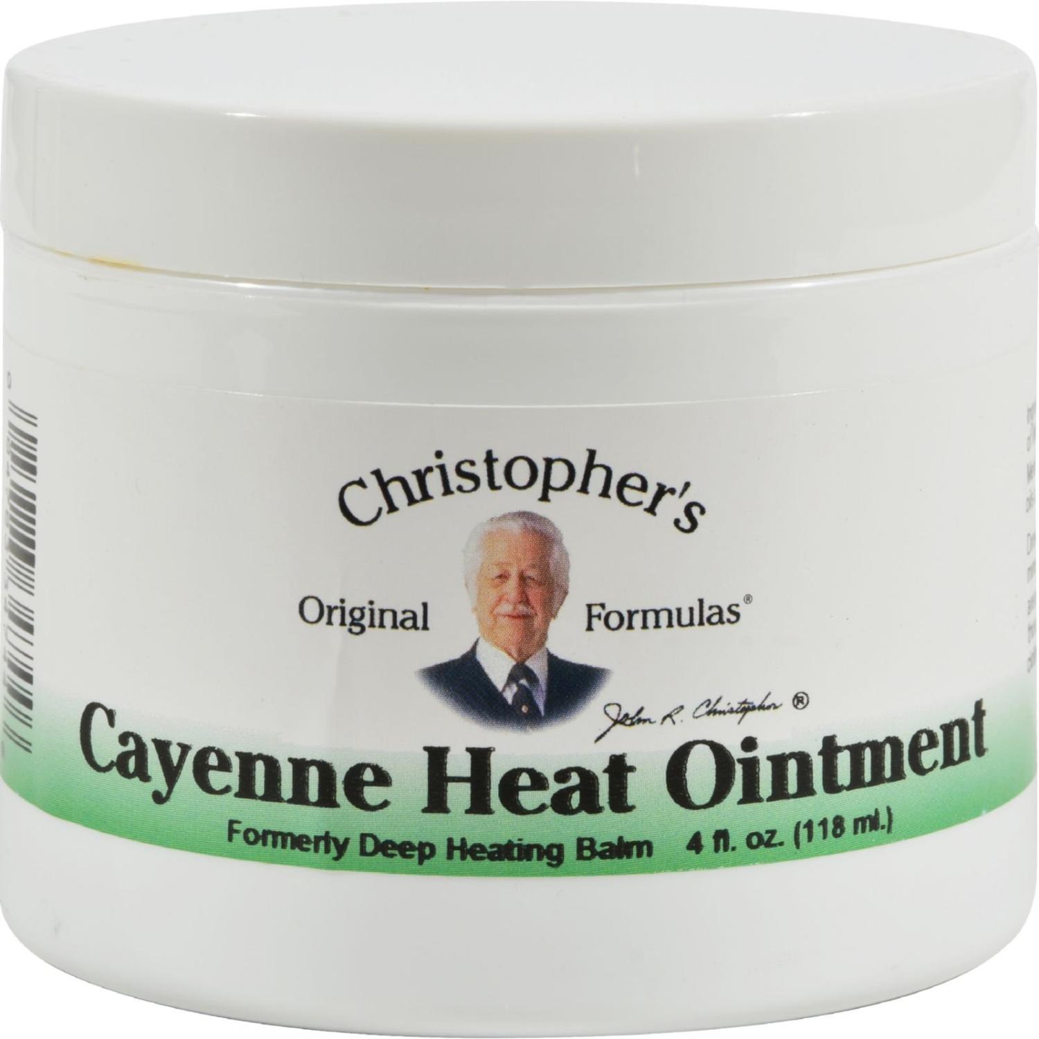 Dr. Christopher's Cayenne Heat Ointment 4 oz - Soothing Relief for ...
