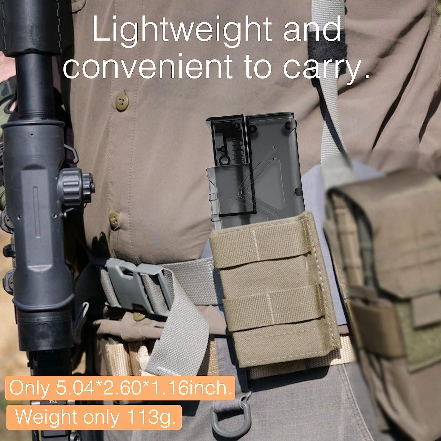 Ludex Speed Loader - 500 Round Large Capacity Airsoft BB Loader with ...