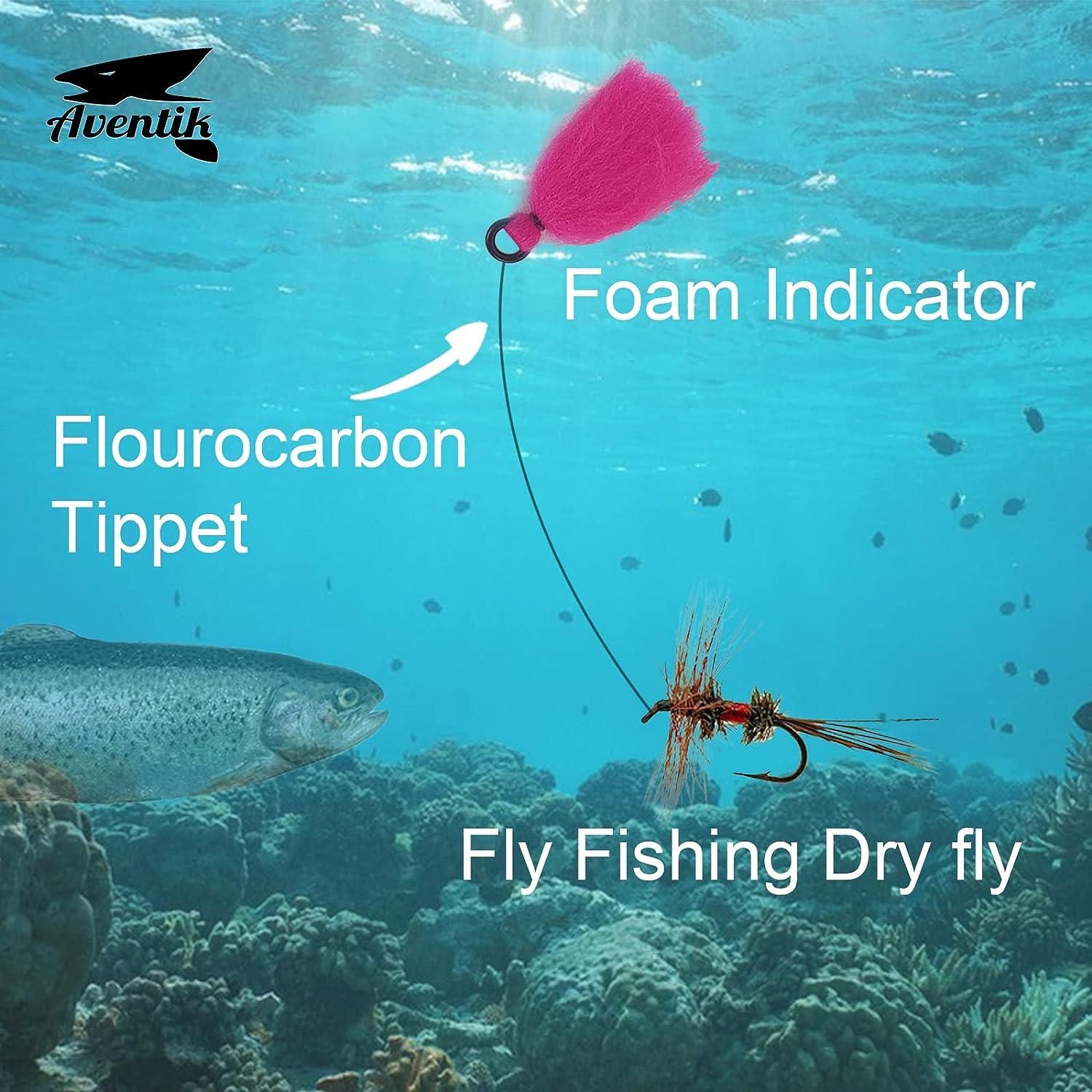 Riverruns Yarn Foam Indicator Hand Tied Fly Fishing Nymphs & Dry Fly ...