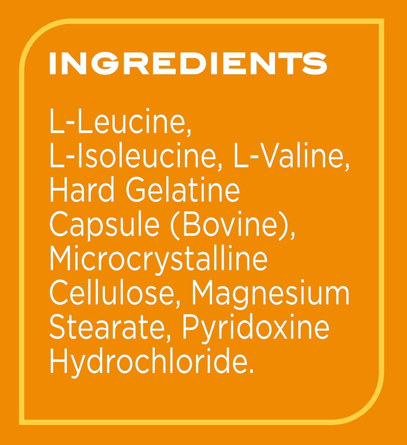 Reflex Nutrition BCAA Capsules - 500 Count Pack - Branched Chain Amino ...