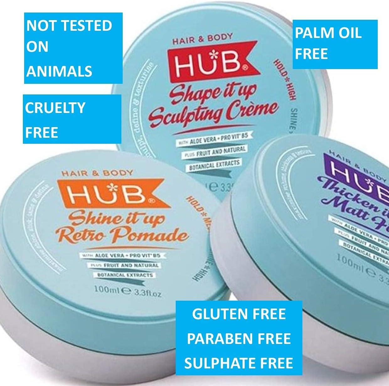 HUB Matt Fibre Styling Product 100g - Strong Hold, Medium Matte Finish ...