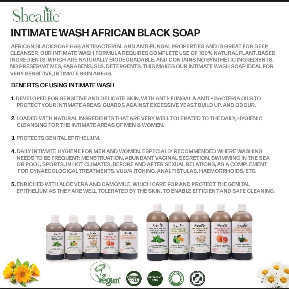 Buy African Black Intimate Hygiene - Natural pH with Aloe Vera ...