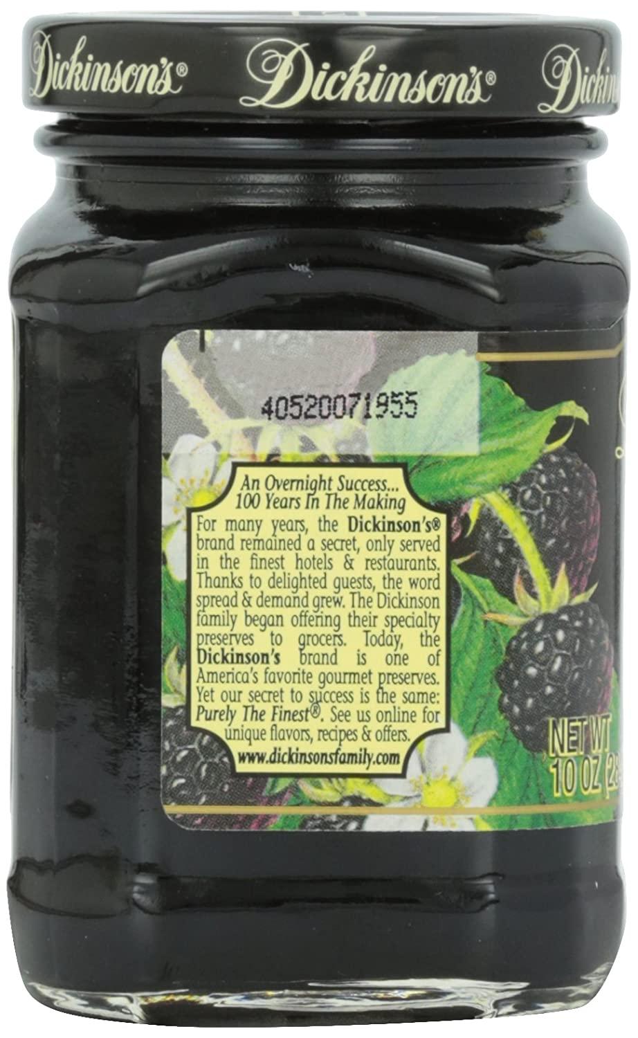 Dickinson's Seedless Black Raspberry Preserves - Delicious Jam Made ...