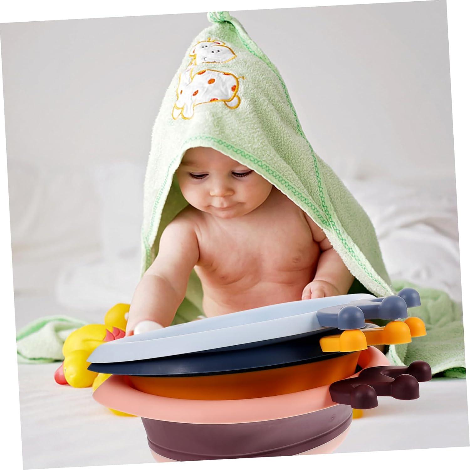 Toyvian Folding Wash Basin Set - 3 Pieces Baby & Foot Bath Portable ...