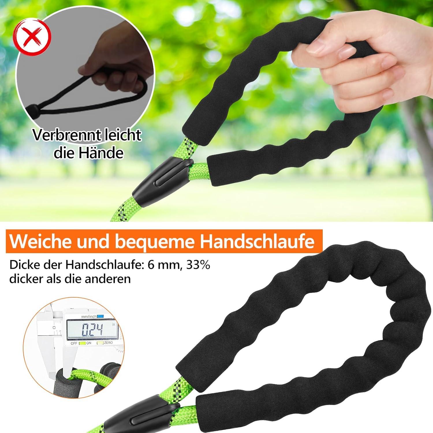 X XBen 25m Thick Dog Leash - Comfortable Padded Handle Lockable ...