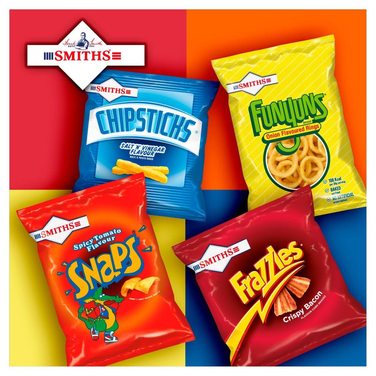 Smiths Savoury Snacks Selection Choose From 5 Choices. Chipsticks SV ...